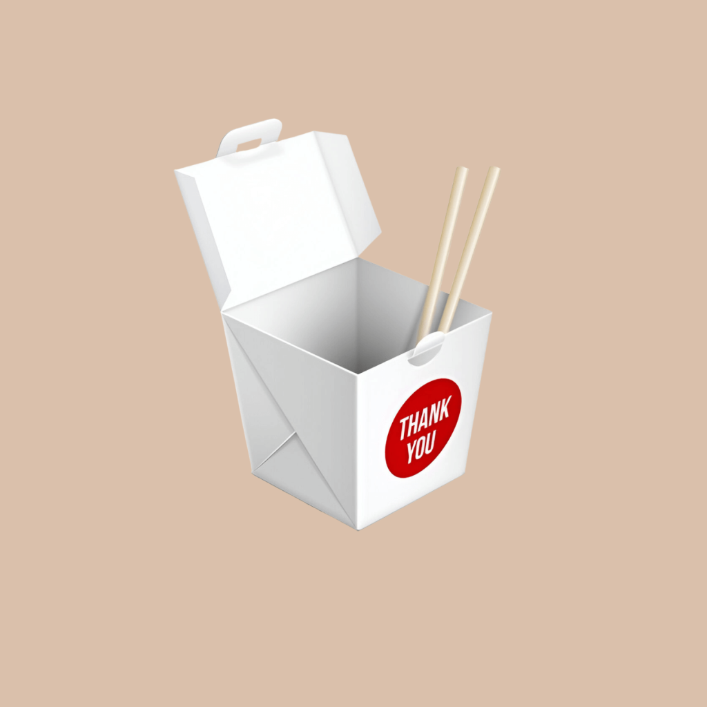 Custom Chinese Takeout Boxes with 25% Off & Fast and Free Shipping