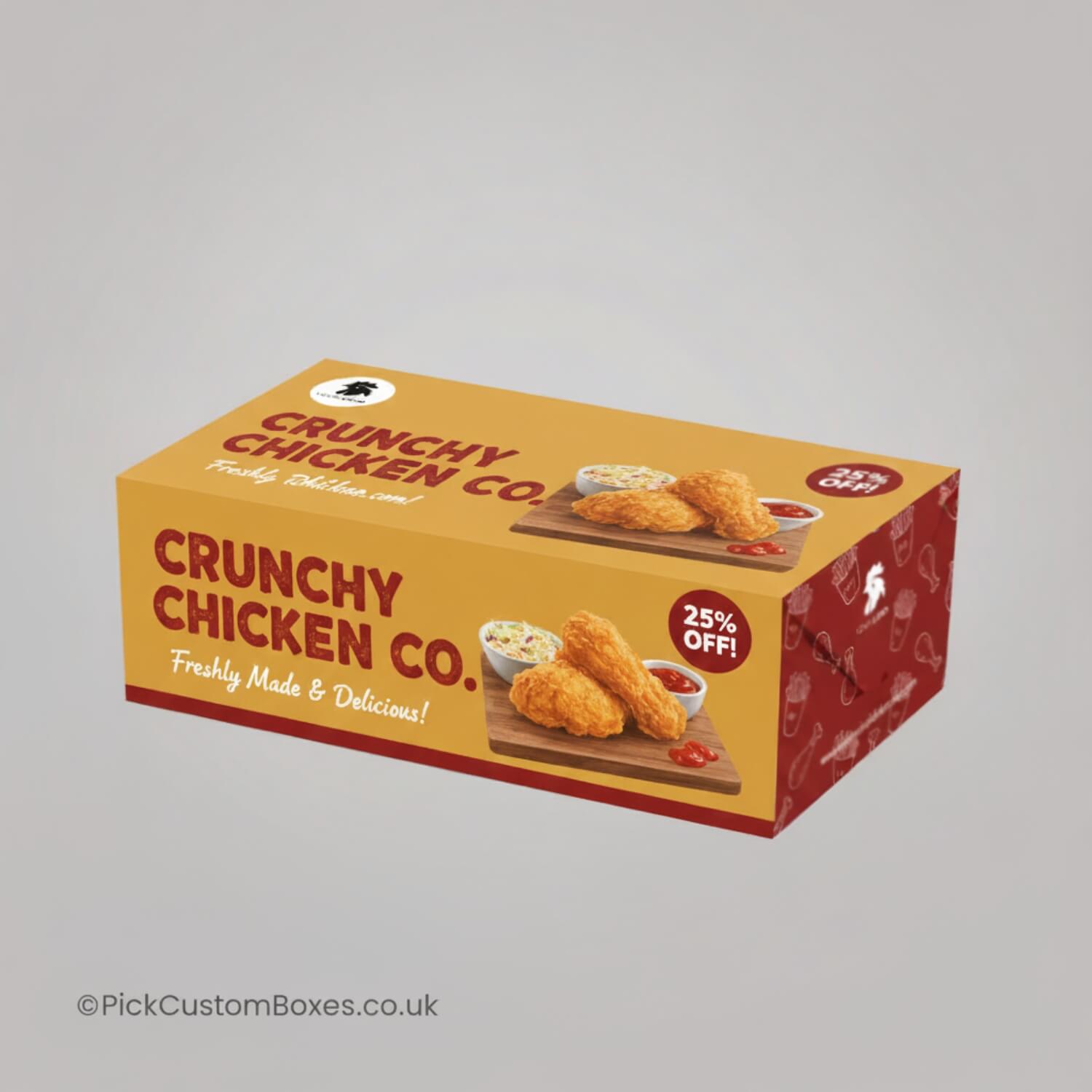 Custom Fried Chicken Boxes - Personalised Packaging Boxes